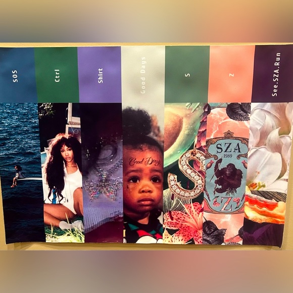 Wall Decor | Sza Singer Star Poster | Poshmark